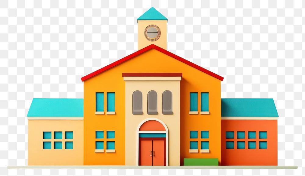 PNG School building architecture white | Free PNG - rawpixel
