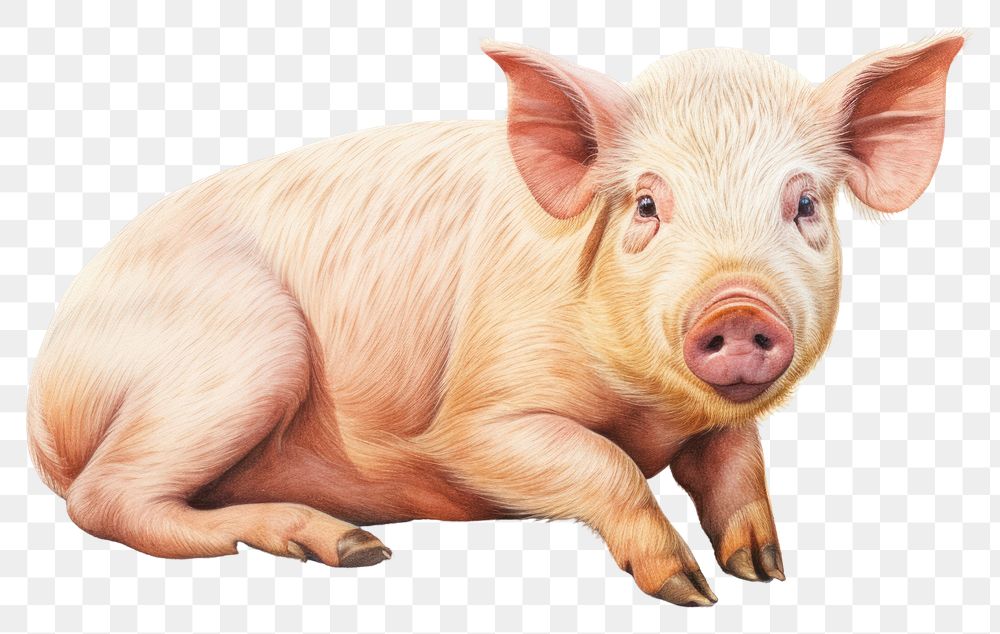 PNG Pig pig drawing animal. | Free PNG - rawpixel
