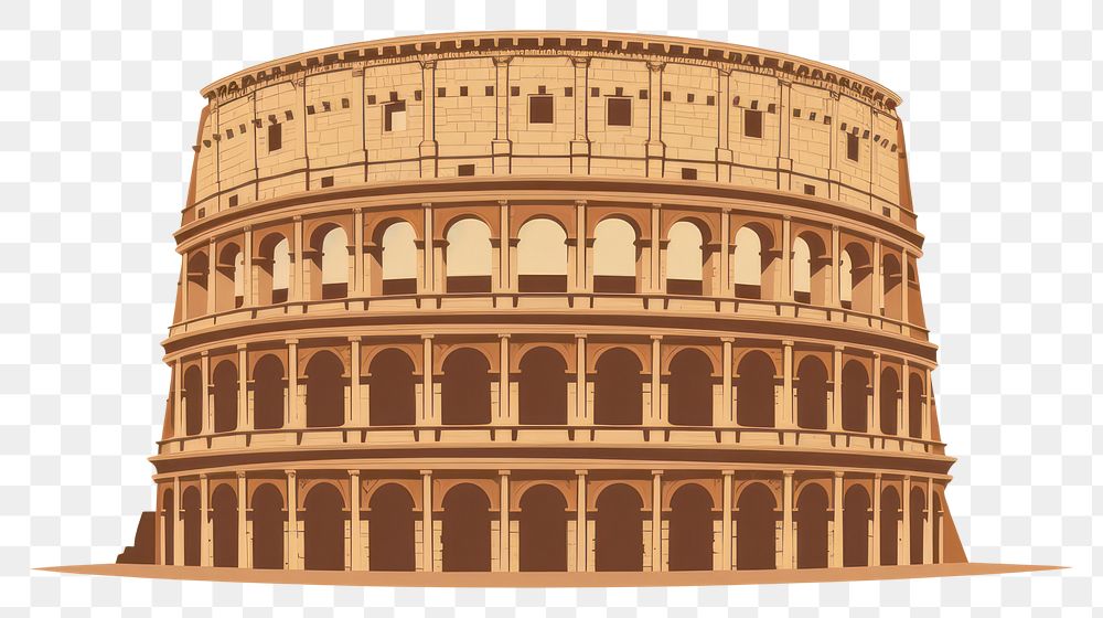 PNG City architecture amphitheater amphitheatre. | Premium PNG - rawpixel