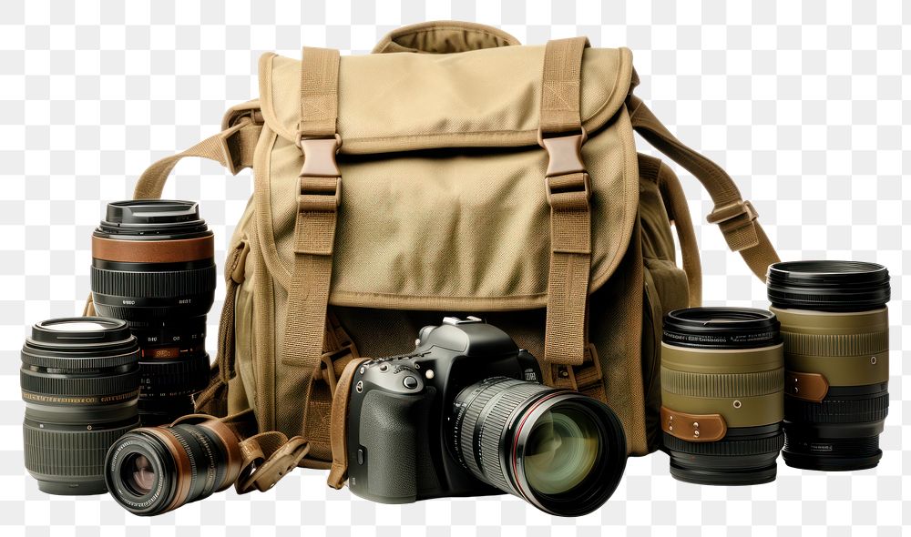 PNG Photo accessories camera bag | Free PNG - rawpixel