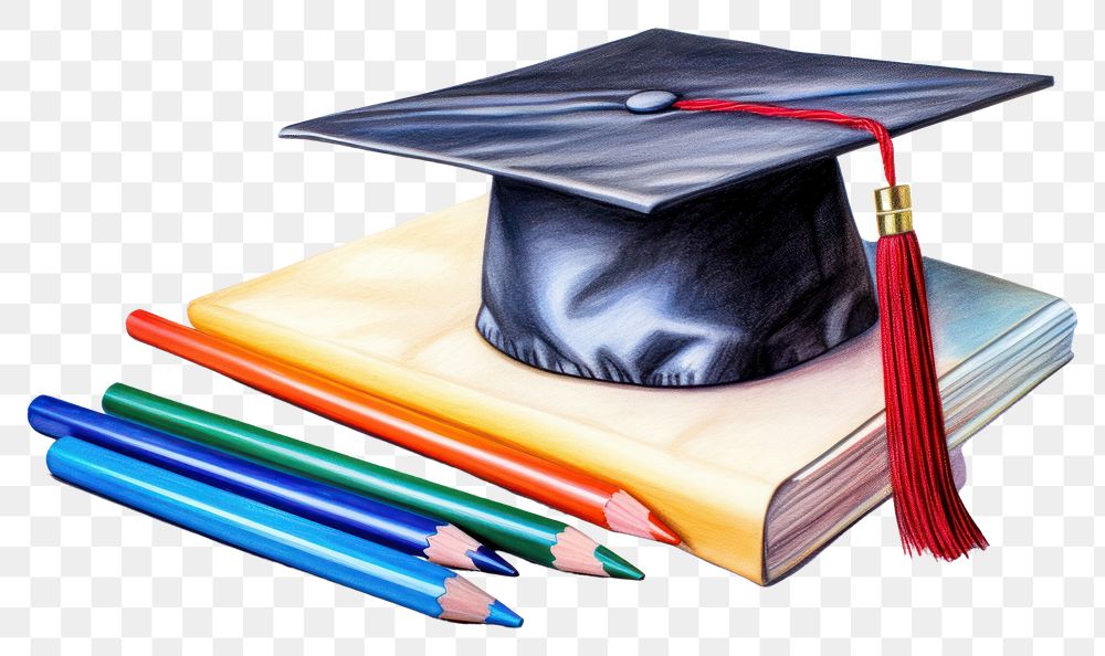 PNG College pencil graduation drawing. | Premium PNG - rawpixel