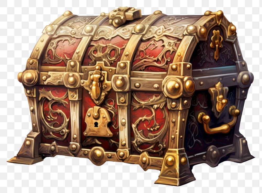 PNG Treasure box white background | Premium PNG - rawpixel