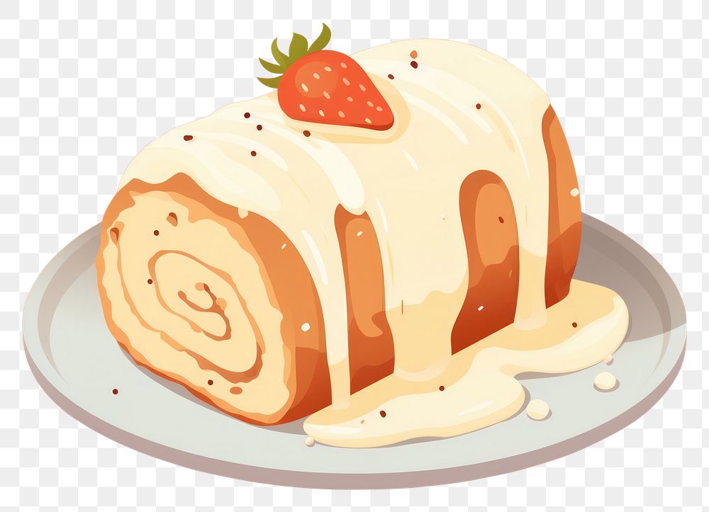 PNG Ponge cake dessert berry | Free PNG - rawpixel