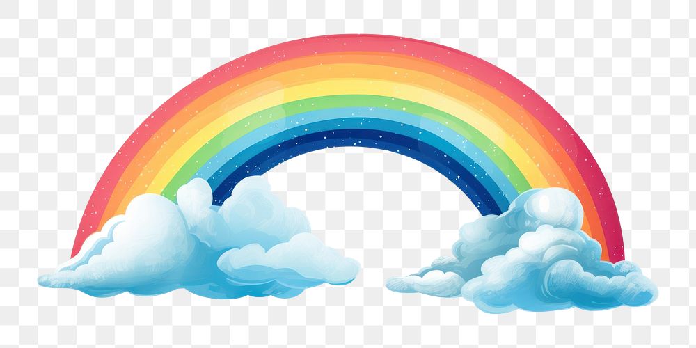 PNG Rainbow 2d rainbow nature | Free PNG - rawpixel