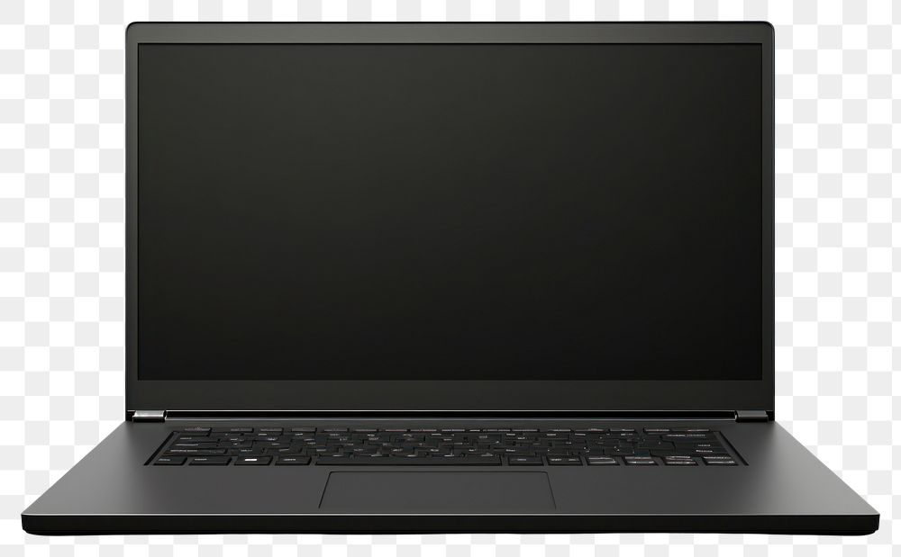 PNG Laptop computer black electronics. | Premium PNG - rawpixel