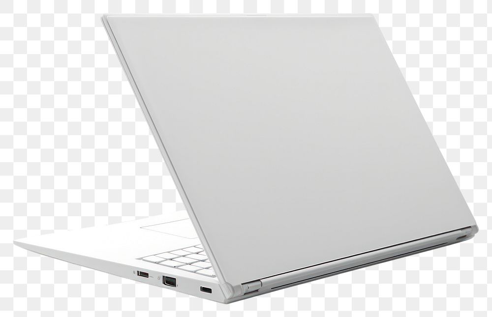 PNG White laptop computer portability | Free PNG - rawpixel