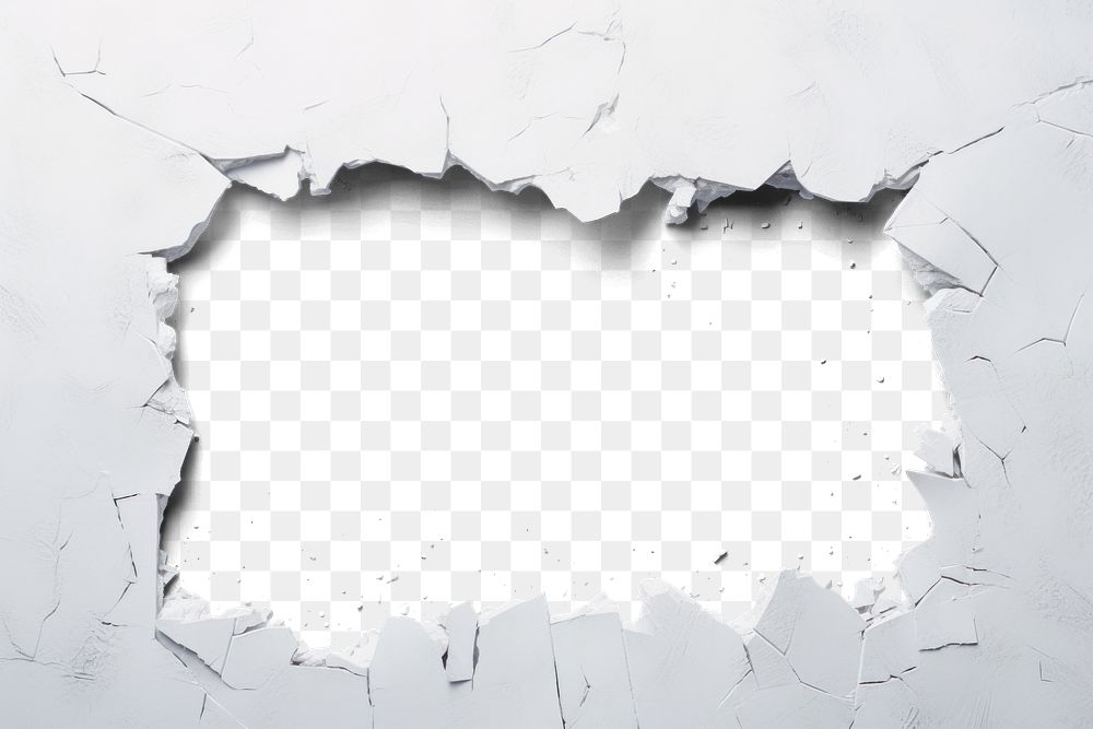 Cracked wall frame, transparent background | Free PNG - rawpixel