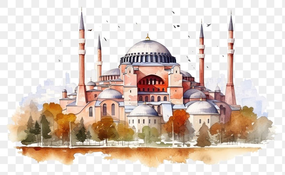 PNG Istanbul architecture building dome | Premium PNG - rawpixel