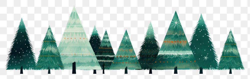 PNG Christmas tree border christmas | Premium PNG - rawpixel