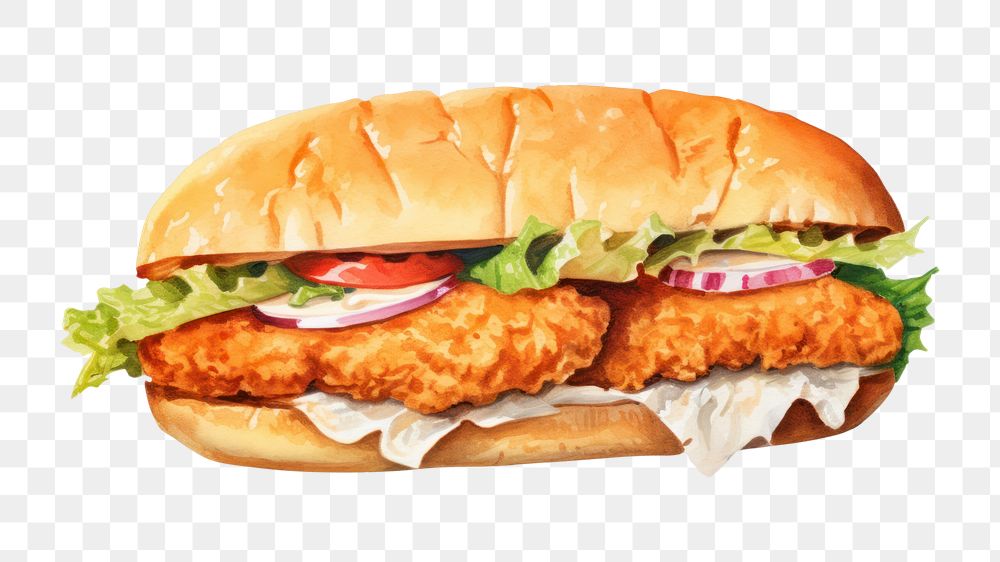 PNG Fried fish sandwich food | Premium PNG - rawpixel