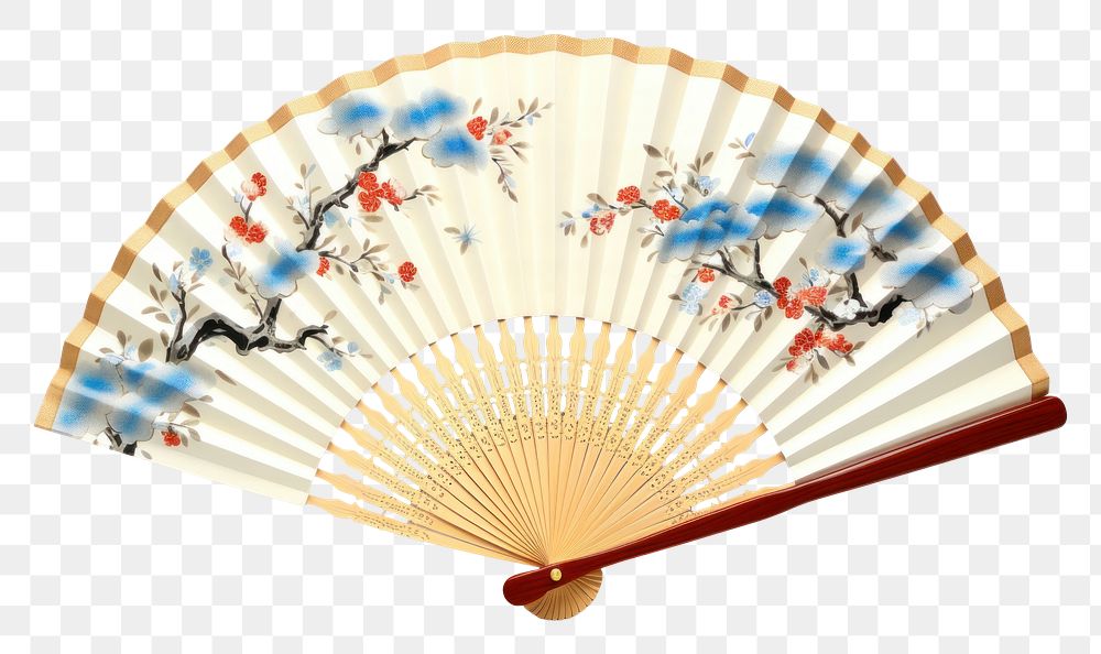 PNG Japannese hand fan white | Free PNG - rawpixel