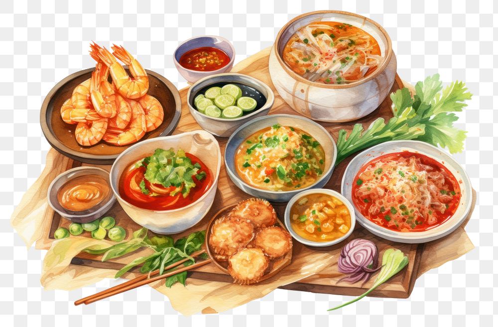 PNG Dinner lunch food meal. | Premium PNG - rawpixel