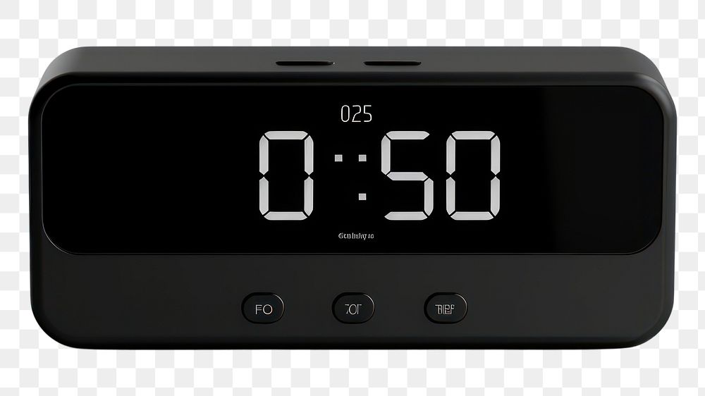 PNG Digital alarm clock electronics | Premium PNG - rawpixel