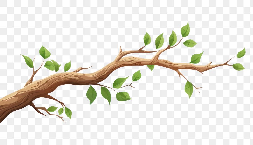 PNG Tree branch plant leaf | Premium PNG - rawpixel