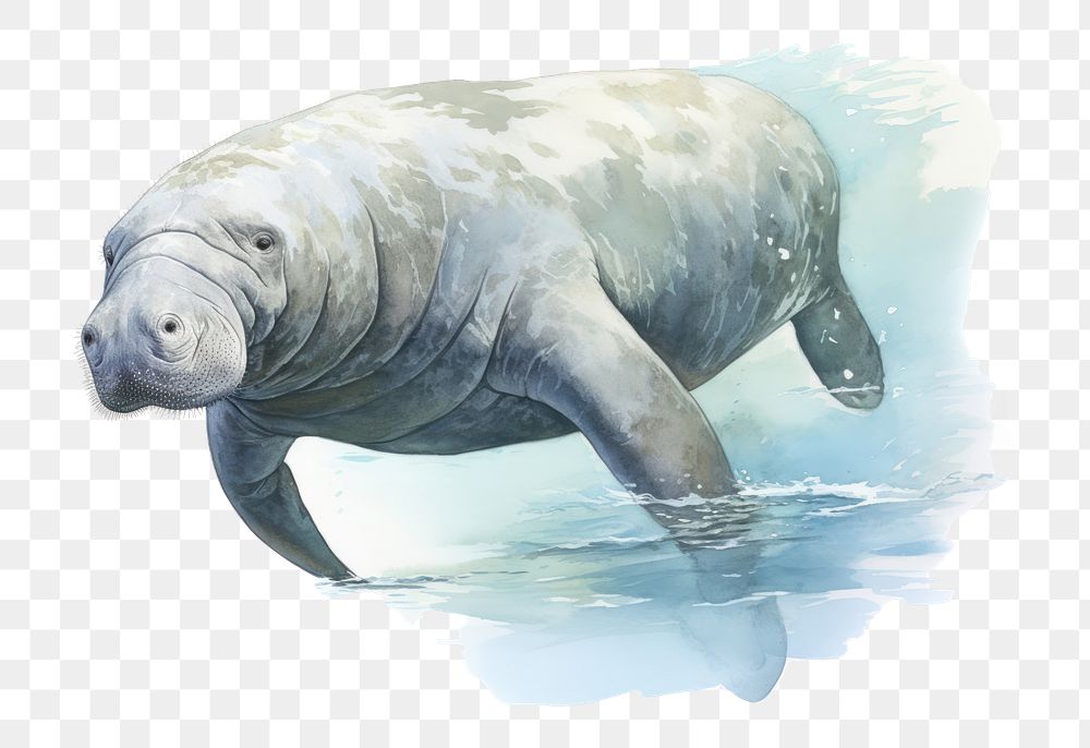 PNG Manatee manatee animal mammal. | Premium PNG - rawpixel