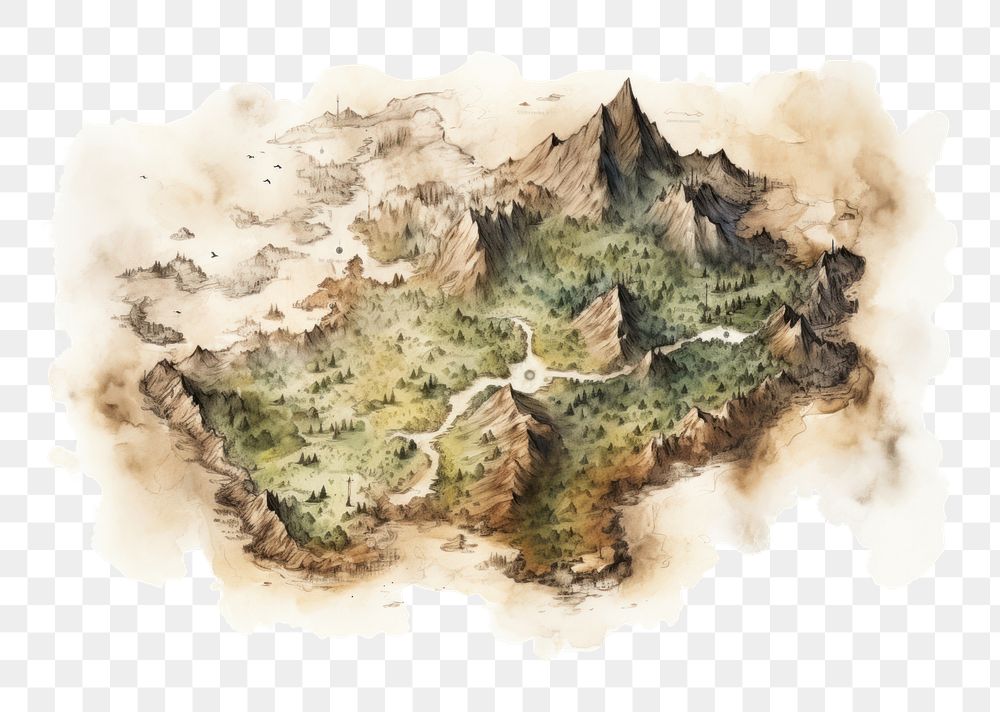 PNG Old map backgrounds painting | Premium PNG - rawpixel
