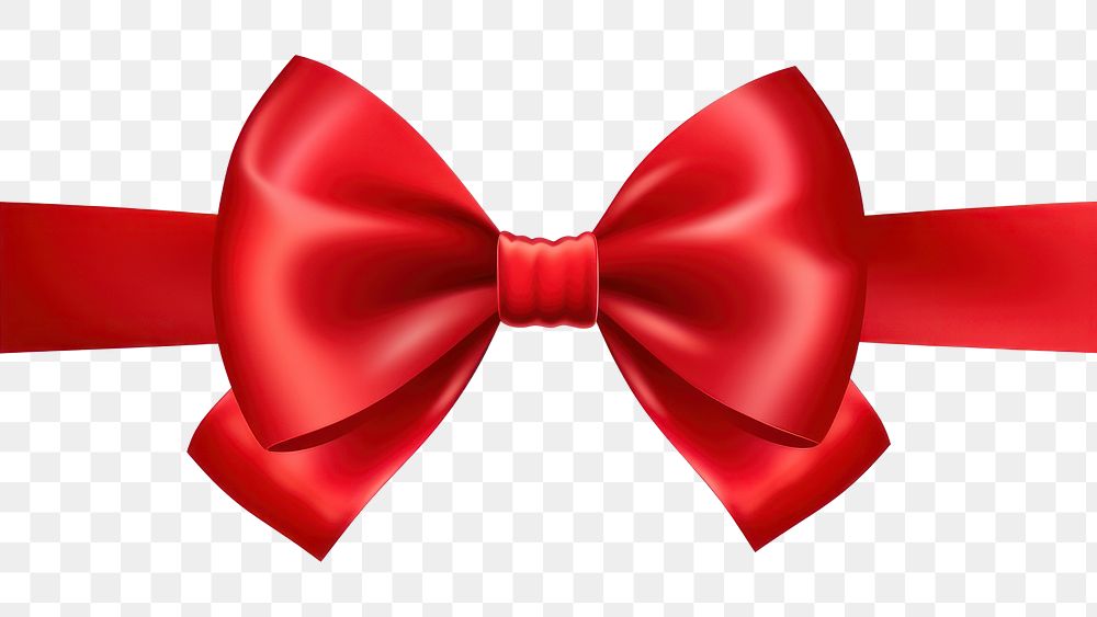 PNG Ribbon bow red white | Free PNG - rawpixel