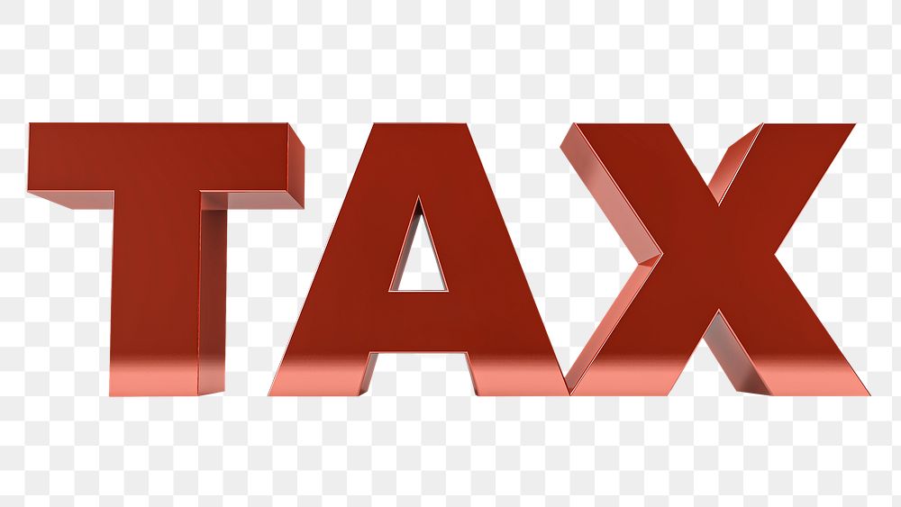 Tax word png sticker, transparent | Free PNG - rawpixel