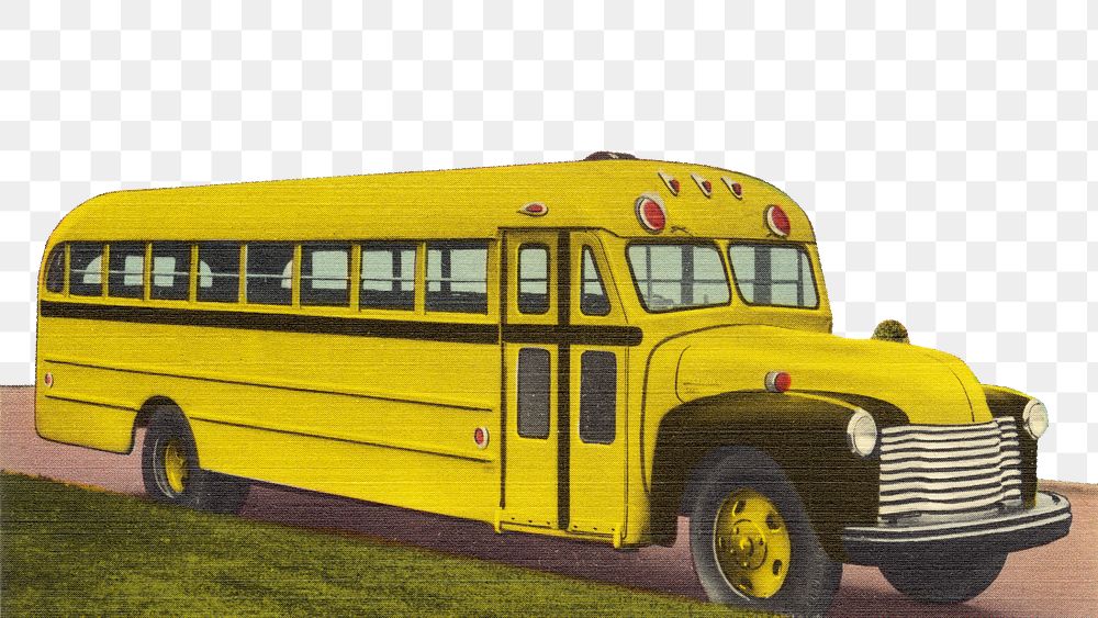 School bus vehicle png border | Premium PNG - rawpixel