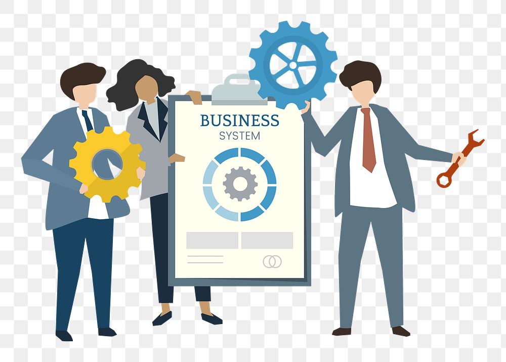 Business gears png illustration, transparent | Free PNG - rawpixel