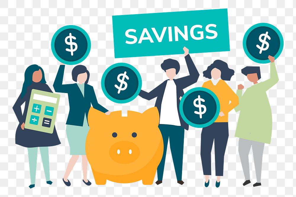 Savings png illustration, transparent background | Premium PNG - rawpixel