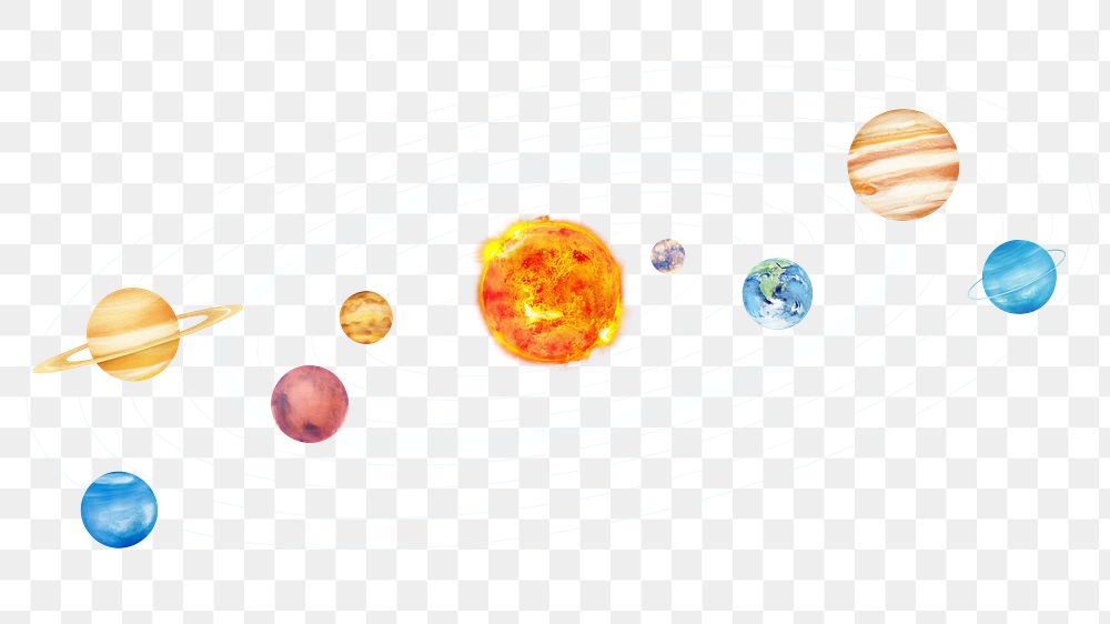 Solar system png sticker, transparent | Premium PNG - rawpixel