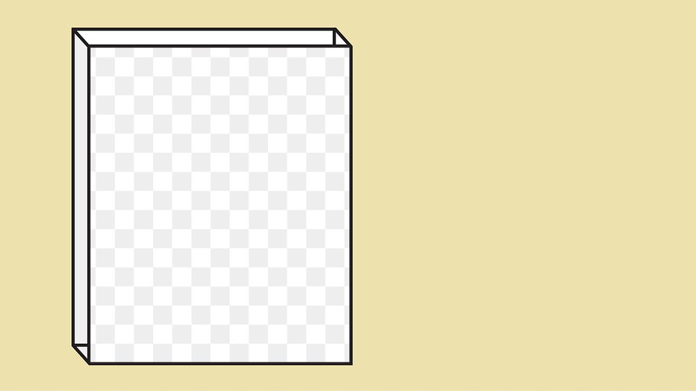 Pastel yellow rectangle png frame, | Premium PNG - rawpixel