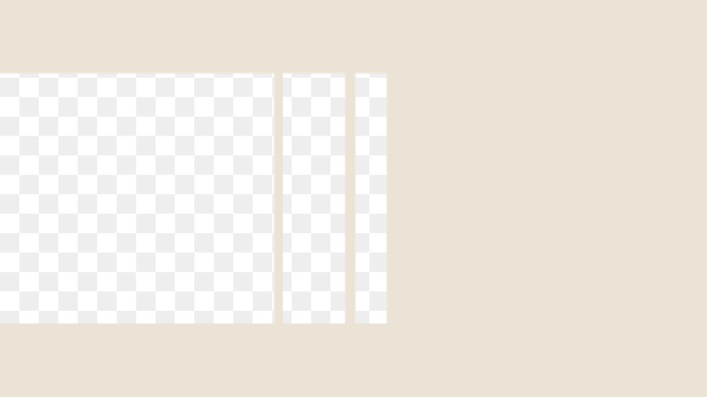 Beige minimal png frame, transparent | Premium PNG - rawpixel