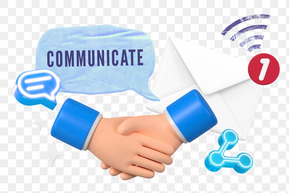 Communication png collage remix, transparent | Premium PNG - rawpixel