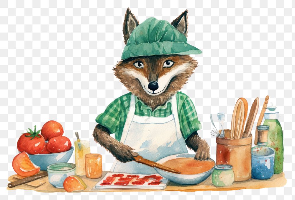 PNG Wolf cooking food freshness | Premium PNG - rawpixel