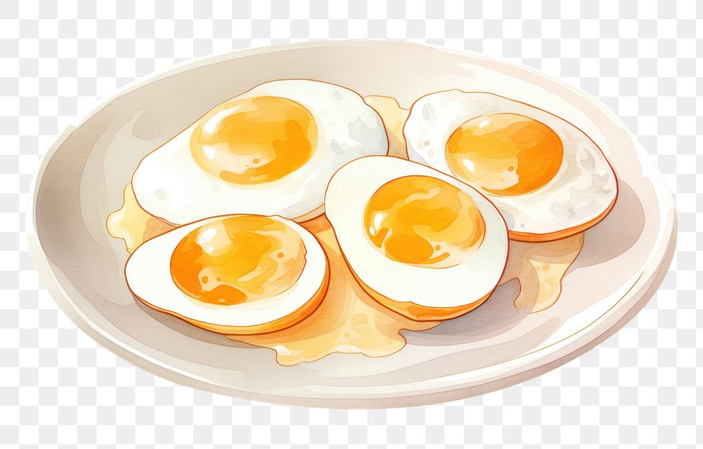 PNG Egg plate food breakfast. | Free PNG - rawpixel