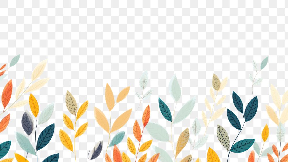 PNG Leaves pattern plant leaf | Premium PNG - rawpixel