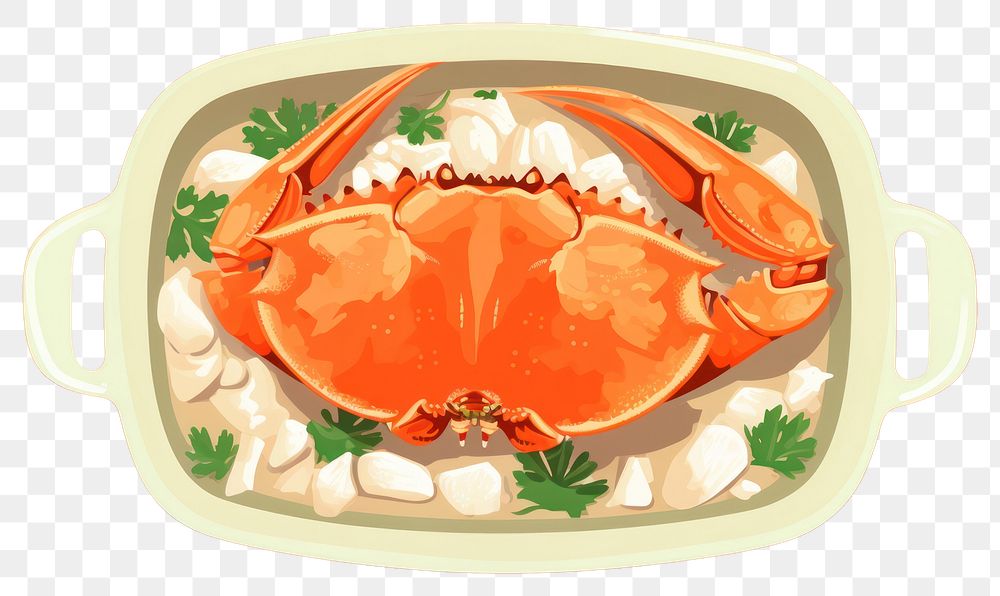 PNG Seafood crab invertebrate crustacean. | Premium PNG - rawpixel