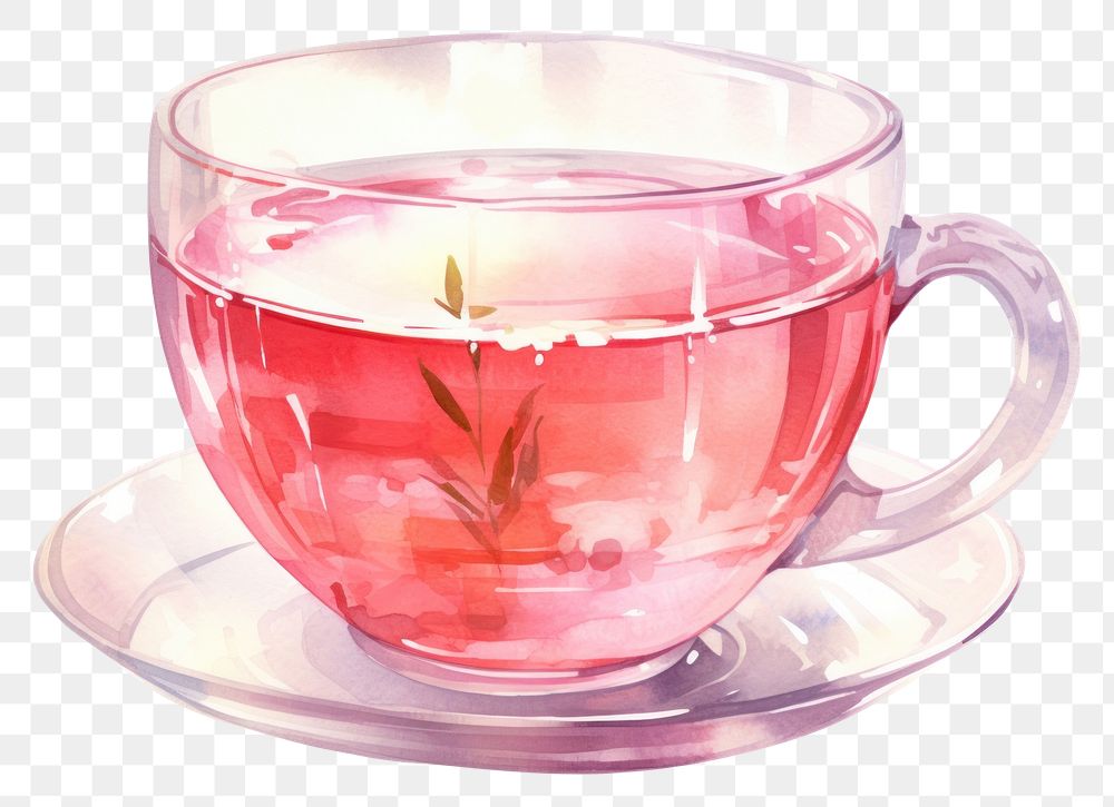 PNG Tea saucer glass pink. | Premium PNG - rawpixel