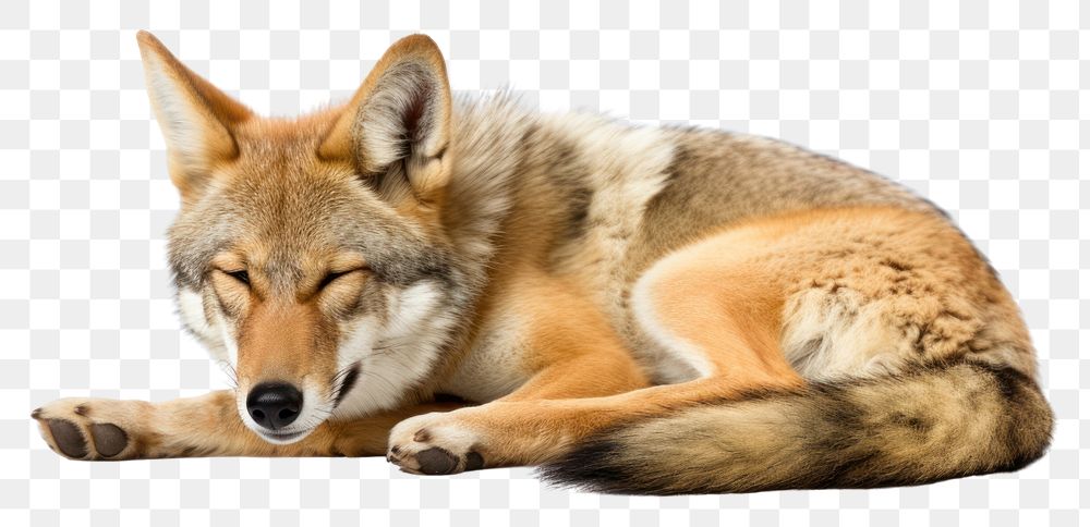 PNG Jackal Sleep wildlife animal | Premium PNG - rawpixel