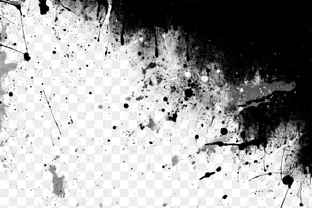 Grunge ink splash effect png, | Premium PNG - rawpixel