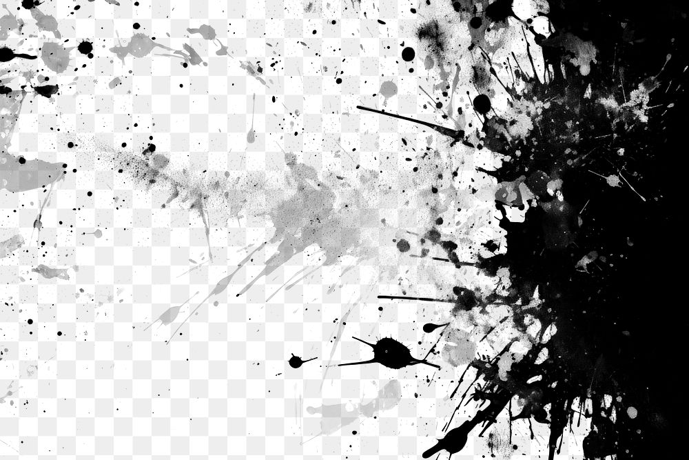Grunge ink splash effect png, | Premium PNG - rawpixel