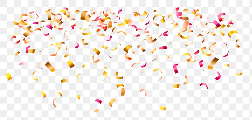 PNG Confetti effect paper petal., | Free PNG - rawpixel