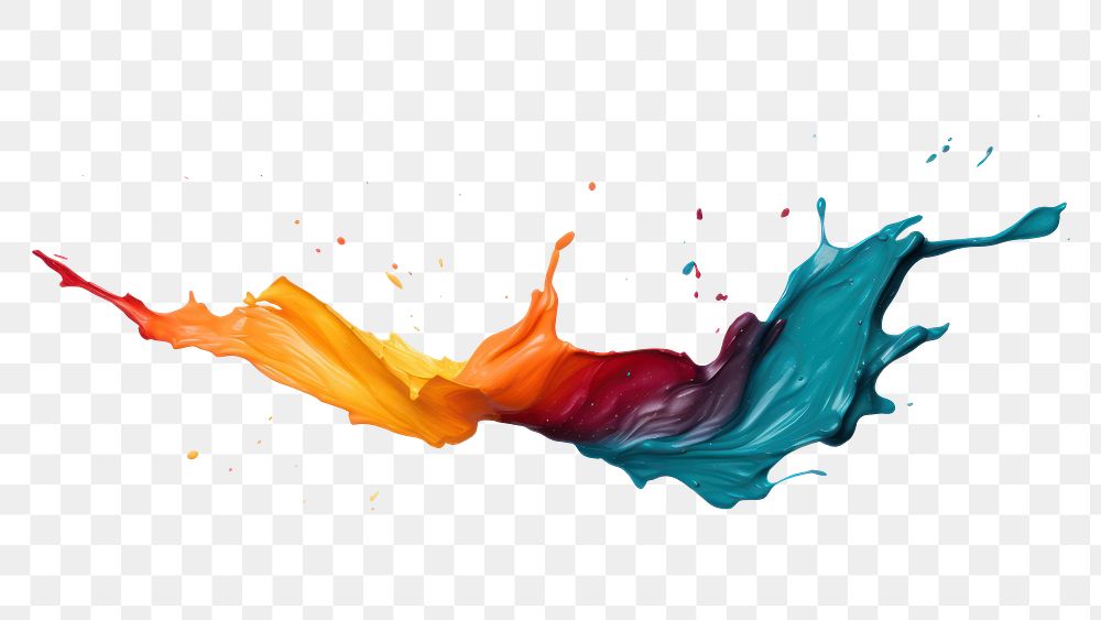 Color splash effect png, transparent | Premium PNG - rawpixel