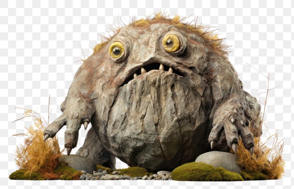 PNG Stone monster animal representation. | Premium PNG - rawpixel