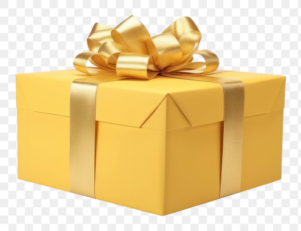 PNG Gift box yellow . | Premium PNG - rawpixel