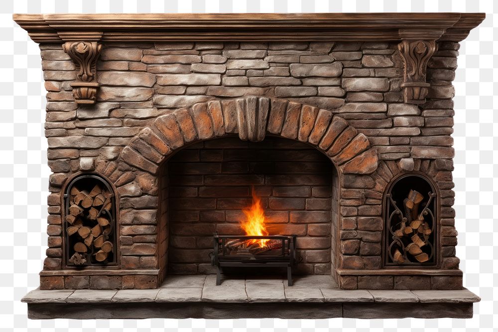 PNG Fireplace hearth architecture | Premium PNG - rawpixel