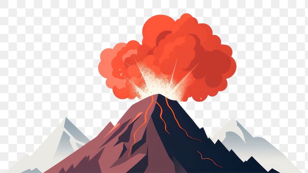 PNG Volcano volcano mountain outdoors | Premium PNG - rawpixel