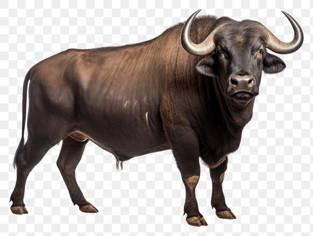 PNG African buffalo livestock wildlife | Free PNG - rawpixel
