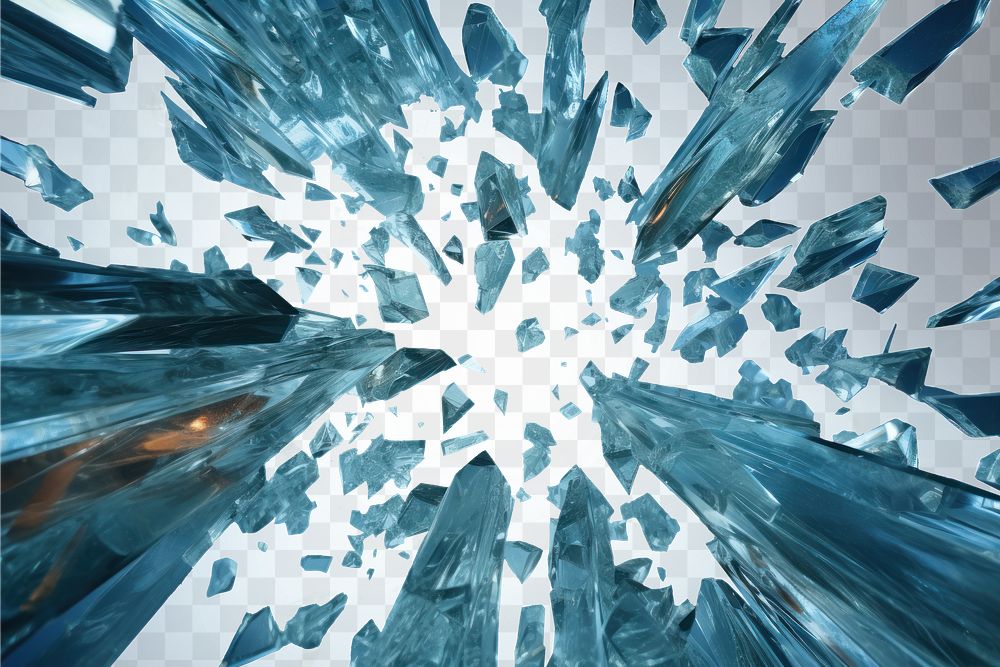 PNG broken crystal effect, transparent | Premium PNG - rawpixel