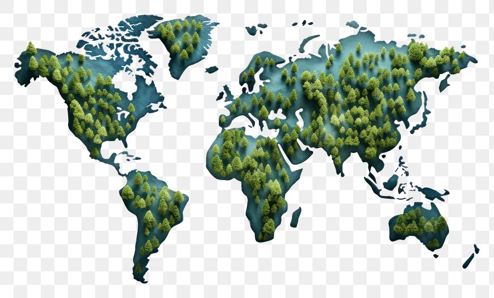 PNG Map world shape plant. | Free PNG - rawpixel