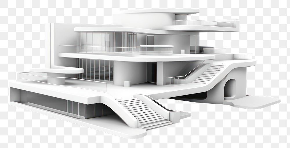 PNG Modern architecture diagram white | Free PNG - rawpixel