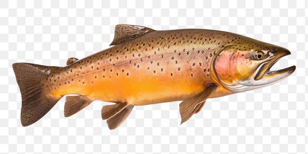 PNG Fish animal trout white | Free PNG - rawpixel