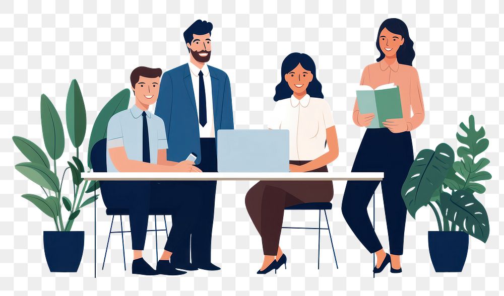 PNG Conversation computer working laptop. | Premium PNG - rawpixel