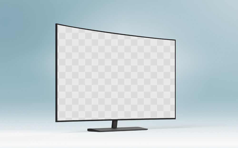 Smart TV screen png mockup, | Premium PNG - rawpixel